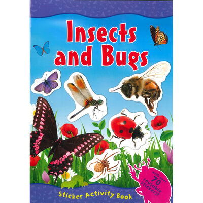 Insects and Bugs Sticker Activity Book By Alligator Books | The Works