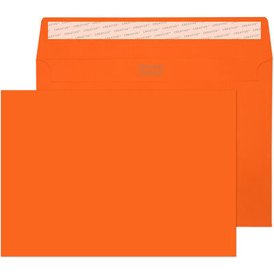 Orange C5 Wallet Self Seal Envelopes: Pack of 25 From 1.50 GBP | The Works