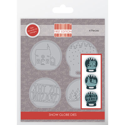 Snow Globe Build a Scene Metal Die Set From 5.00 GBP | The Works