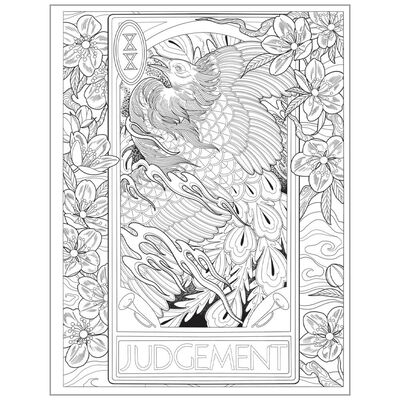 tarot coloring book alexis