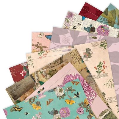 From The Archives Paper Pad 12x12 Inch From 8.00 GBP | The Works