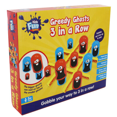 Greedy Ghosts 3 in a Row Game From 0.10 GBP | The Works
