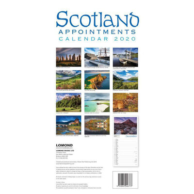 Scotland 2020 Appointments Calendar From 1.00 GBP | The Works