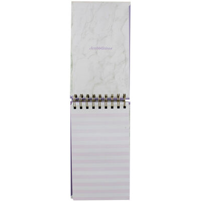 Dream On Dreamer Lilac Marble Foil Wiro Notepad From 0.10 GBP | The Works
