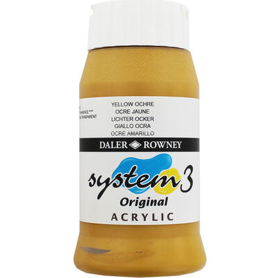 Daler Rowney System 3 Acrylic Paint - Yellow Ochre From 0.50 GBP | The ...