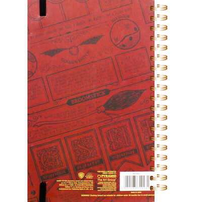 A5 Harry Potter Snitch Lined Notebook From 0.50 GBP | The Works