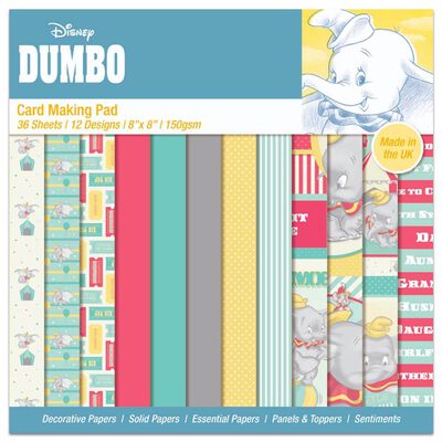 Dumbo Card Making Pad: 8” x 8” From 1.00 GBP | The Works