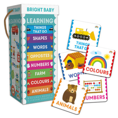 Bright Baby Book Tower: Learning By Fiona Powers | The Works