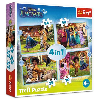Encanto 4-in-1 Jigsaw Puzzle Set From 3.50 GBP | The Works