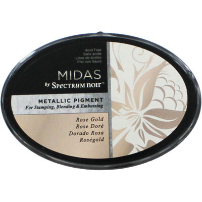 Midas by Spectrum Noir Metallic Pigment Inkpad: Rose Gold From 2.50 GBP ...