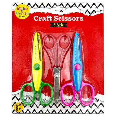 Craft Scissors Variety Set: Pack of 3 From 2.00 GBP | The Works