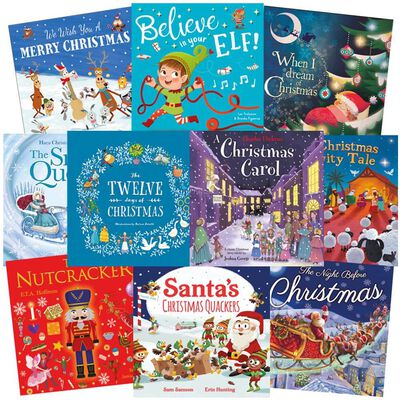Wish You a Merry Christmas: 10 Kids Picture Book Bundle By Various ...