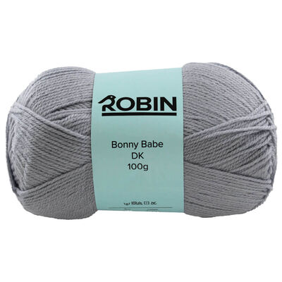 Robin Bonny Babe DK: Silver Grey Yarn 100g From 2.00 GBP | The Works