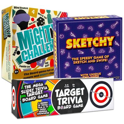 Family Fun Board Games Bundle