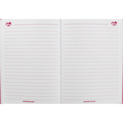 Tinc A5 Pink Heart Lined Notebook From 0.10 GBP | The Works