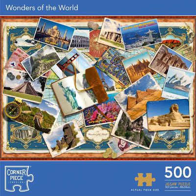 Wonders of the World 500 Piece Jigsaw Puzzle From 3.50 GBP | The Works