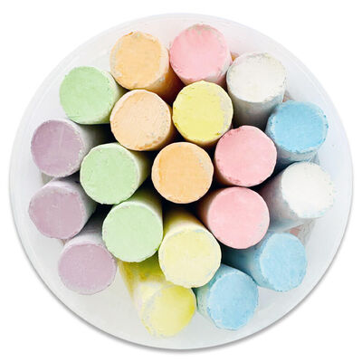 Jumbo Coloured Chalks: Pack of 20 From 2.00 GBP | The Works