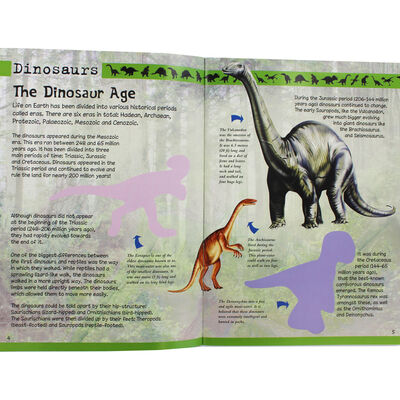 The Amazing Dinosaur Sticker Book By Alligator Books | The Works