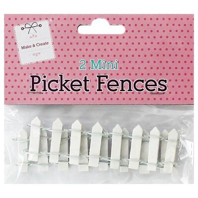 Mini Picket Fences: Pack of 2 From 0.50 GBP | The Works