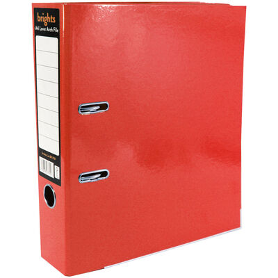 Bright Red A4 Lever Arch File From 2.00 GBP | The Works