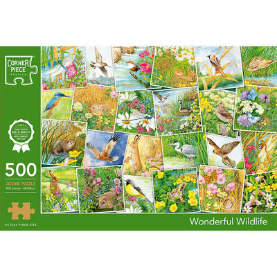 Wonderful Wildlife 500 Piece Jigsaw Puzzle From 7.00 GBP | The Works