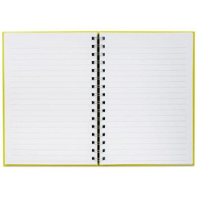 A5 Wiro Yellow Notebook From 0.50 GBP | The Works
