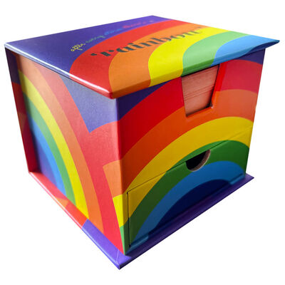 Rainbow Memo Cube From 0.50 GBP | The Works