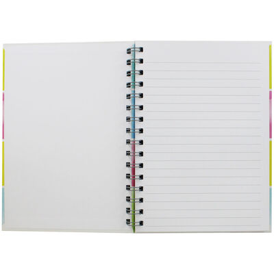 A5 Wiro Positive Mind Lined Notebook From 0.50 GBP | The Works