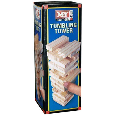 Mini Wooden Tumbling Tower From 0.50 GBP | The Works
