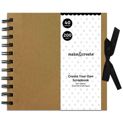 Create Your Own Mini Scrapbook - 6x6 Inch From 2.50 GBP | The Works