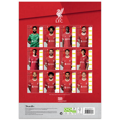 2024 A3 Liverpool FC Calendar From 0.25 GBP | The Works