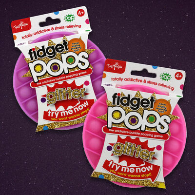 Glitter Fidget Pop: Assorted Circle From 0.50 GBP | The Works