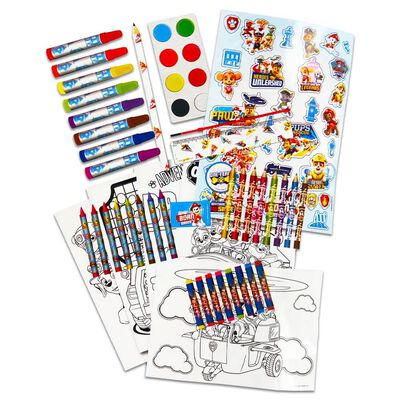 Paw Patrol 80 Piece Paint & Colour Art Set From 0.10 GBP | The Works