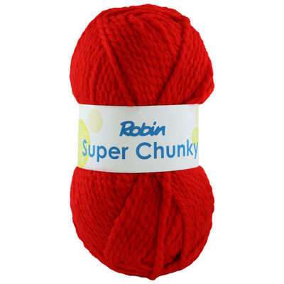 Robin Super Chunky: Red Yarn 100g From 2.00 GBP | The Works