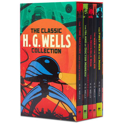 The Classic H. G. Wells Collection: 5 Volume Box Set Edition By H. G. Wells | The Works
