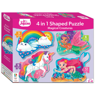 Junior Jigsaw 4-in-1 Jigsaw Puzzle: Magical Creatures From 1.00 GBP ...