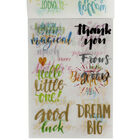 Multi-Colour and Gold Foil Vellum Quotes Pad From 0.25 GBP | The Works