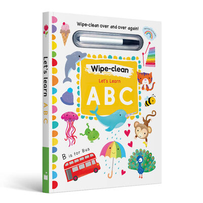 Wipe-Clean: Let's Learn ABC By Sandcastle Books Ltd | The Works