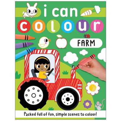 I Can Colour: Farm By Make Believe Ideas | The Works