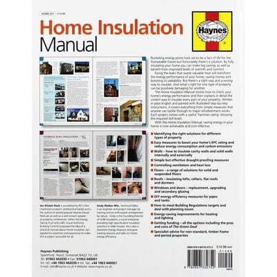 Haynes Home Insulation Manual By Ian Alistair Rock | The Works