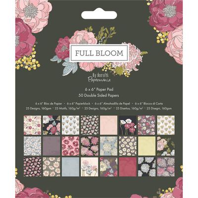Full Bloom Paper Pad 6 x 6 Inch From 0.50 GBP | The Works