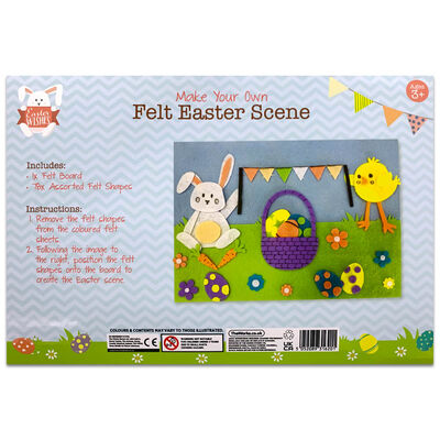 Make Your Own Easter Felt Scene From 0.50 GBP | The Works