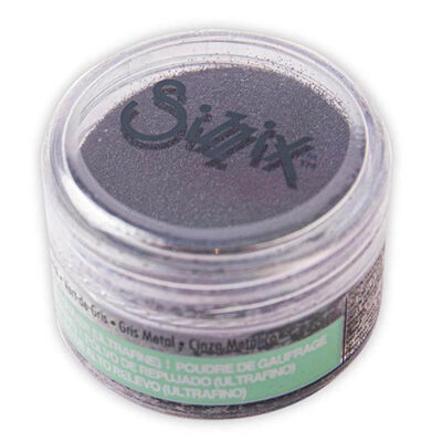 Sizzix Making Essential Opaque 12g Embossing Powder: Gunmetal From 3.50 ...