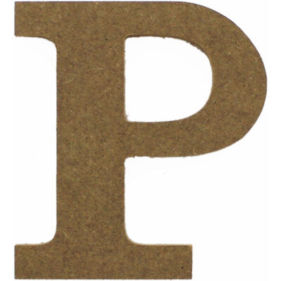 Small MDF Letter P From 0.25 GBP | The Works