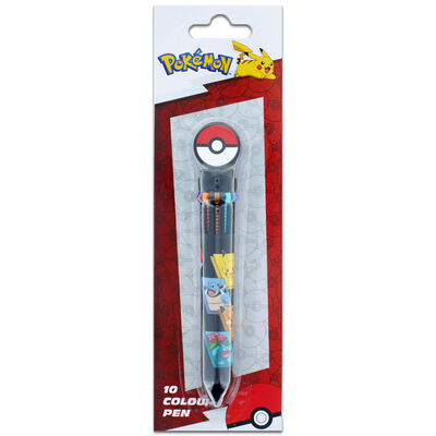 Pokémon 10 Colour Ballpoint Pen From 3.00 GBP | The Works