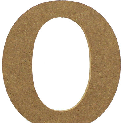Small MDF Letter O From 0.25 GBP | The Works