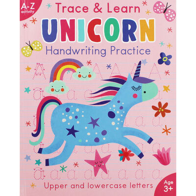 Trace And Learn Unicorn Handwriting Practice By Elizabeth Golding | The ...