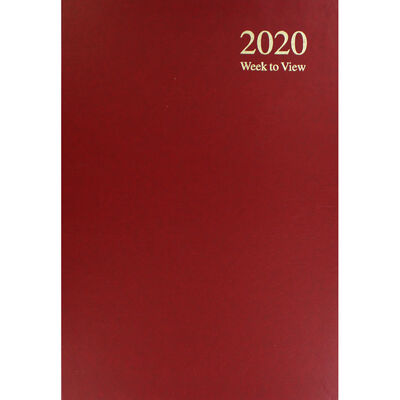 A5 Red 2020 Week to View Diary From 2.00 GBP | The Works
