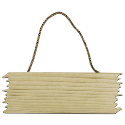 Halloween Wooden Jagged Sign From 2.00 GBP | The Works