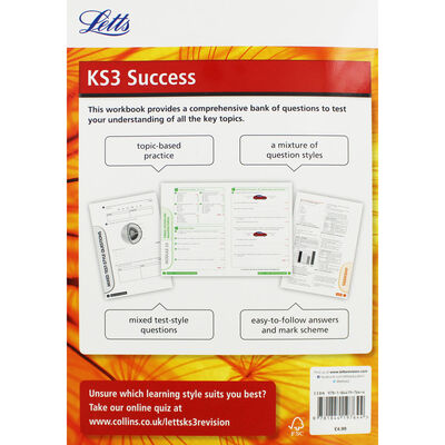 Letts KS3 Science Workbook: Ages 11-14 By Dan Foulder |The Works